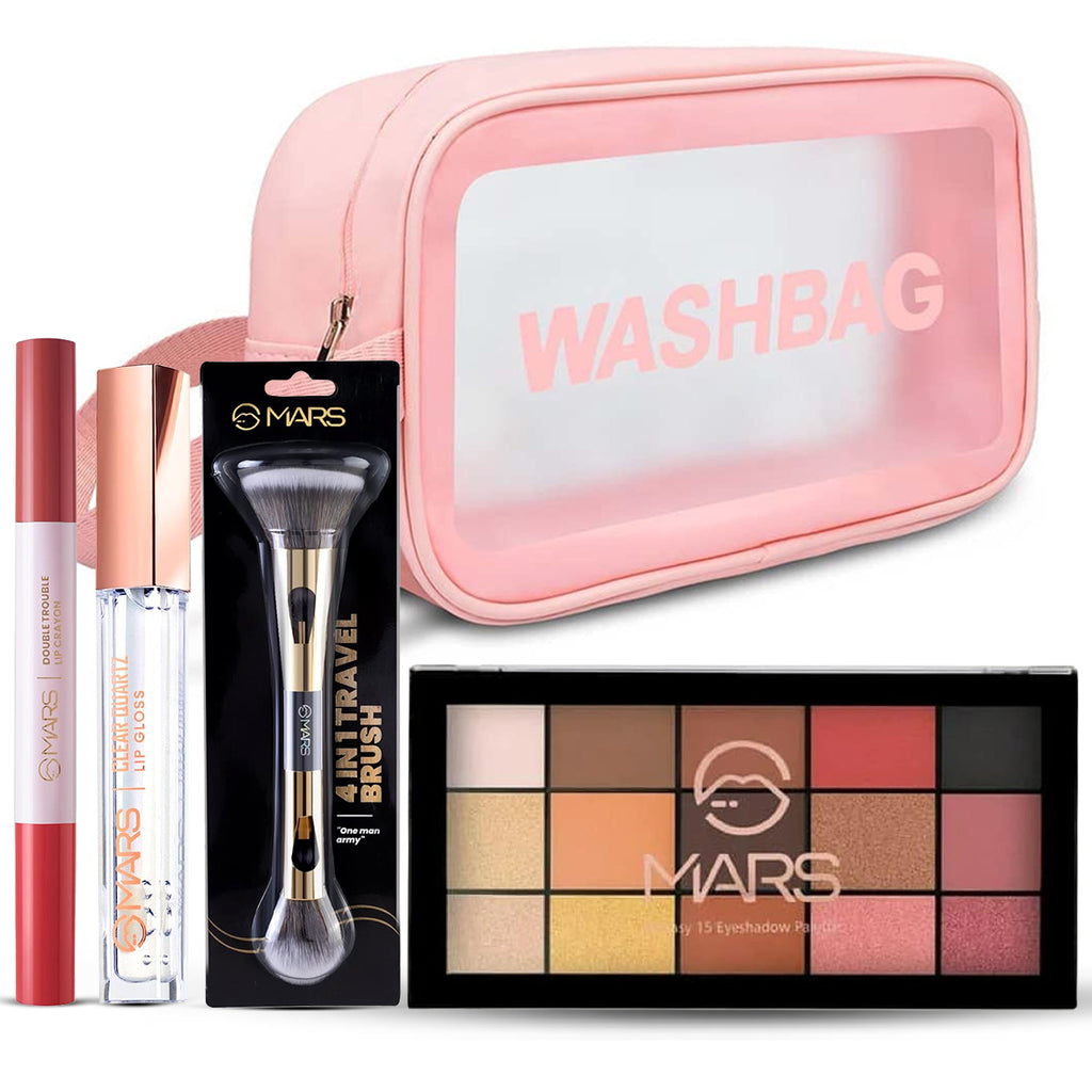 MARS Luxury Ultimate Glam Travel Set | All-in-One Makeup Combo (Item C ...